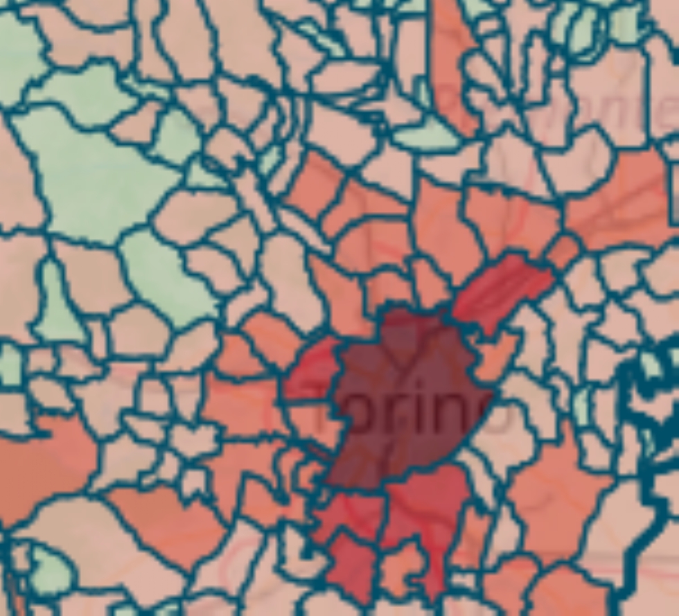 MAPPA CORONAVIRUS - Venaria ad un passo dai 70 casi, Rivoli supera gli ...